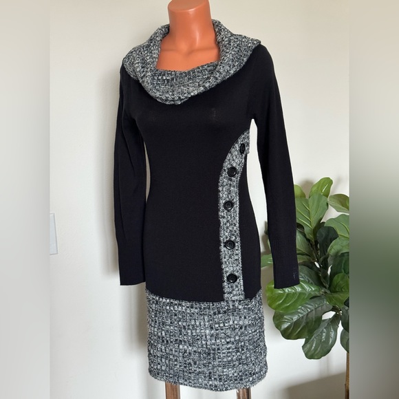 VENUS | Dresses | Venus Cowl Neck Sweater Dress | Poshmark
